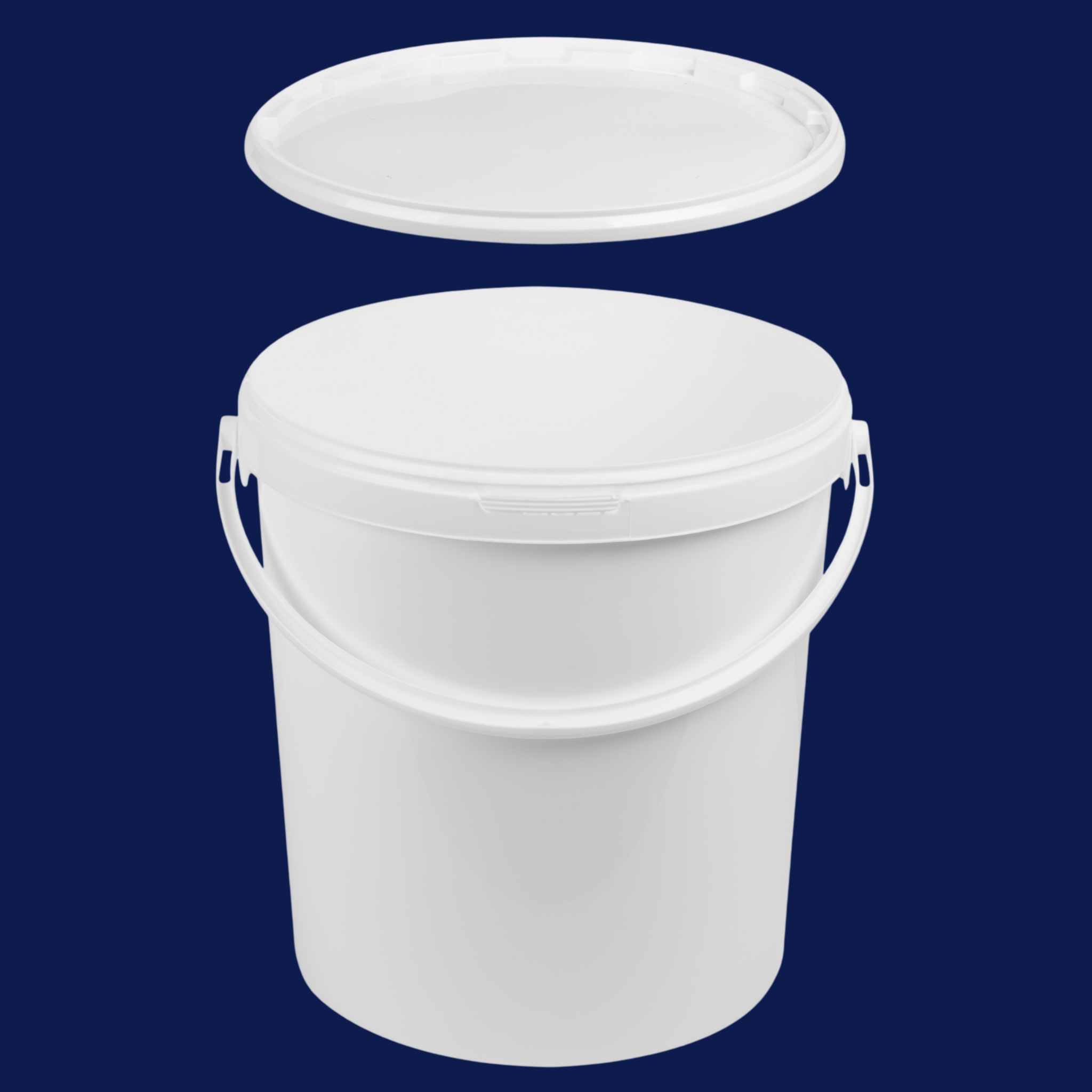 Runde Kunststoffeimer – Fleros